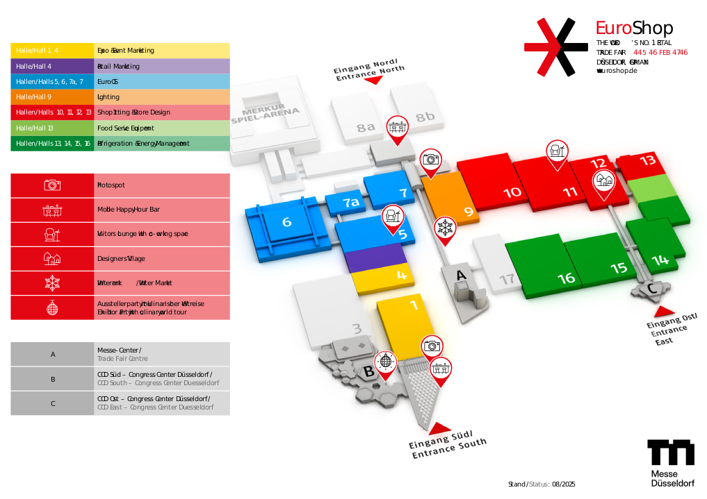 Interactive hall plan -- EuroShop - World´s No. 1 Retail Trade Fair ...